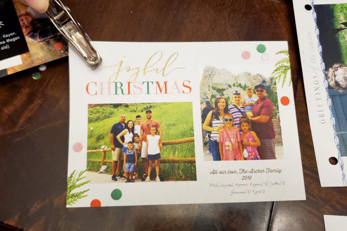 DIY Christmas Card Books - Kinda Sorta Simple