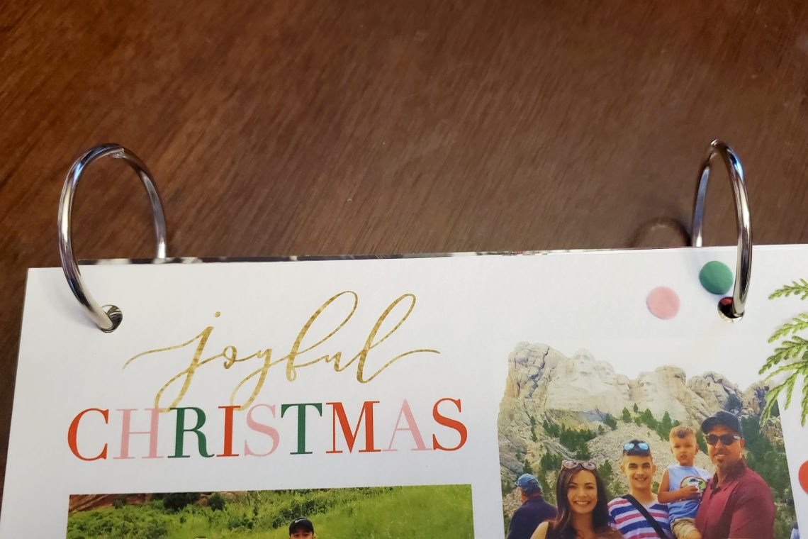 DIY Christmas Card Books - Kinda Sorta Simple