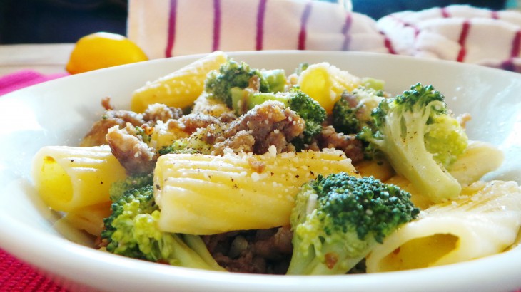 Rigatoni with Broccoli and Sausage - Kinda Sorta Simple