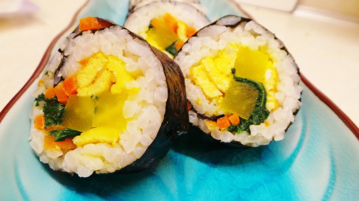 Kimbap: Korean Rice Rolls - Kinda Sorta Simple